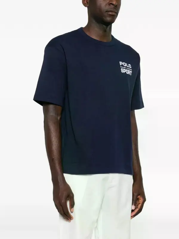 Polo Ralph Lauren Logo-embroidered T-shirt - Blue
