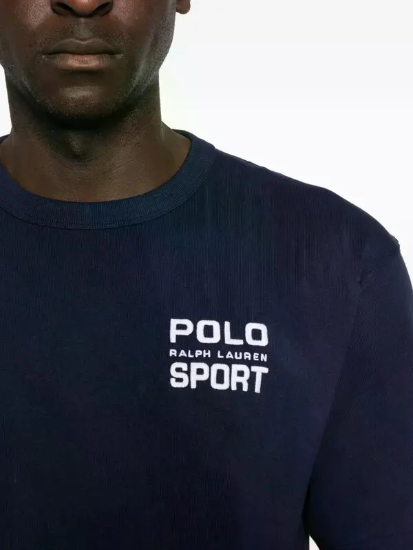 Polo Ralph Lauren Logo-embroidered T-shirt - Blue