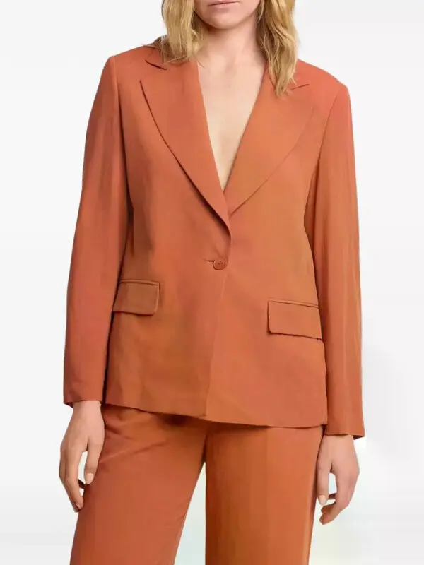KOCCA Mercede Single-breasted Blazer - Orange