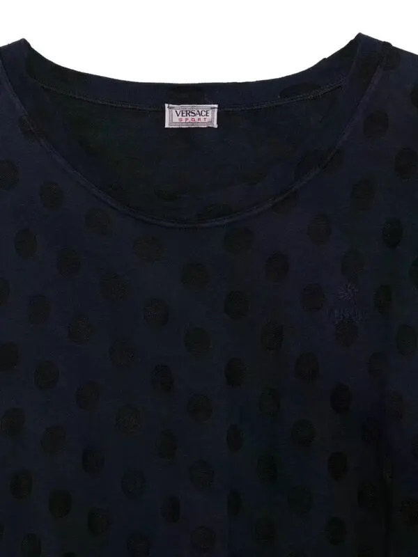 Versace 2000s Polka-dot T-shirt
