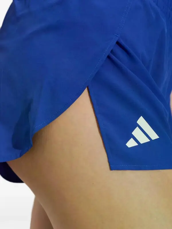 Adidas Adizero Logo-print Shorts
