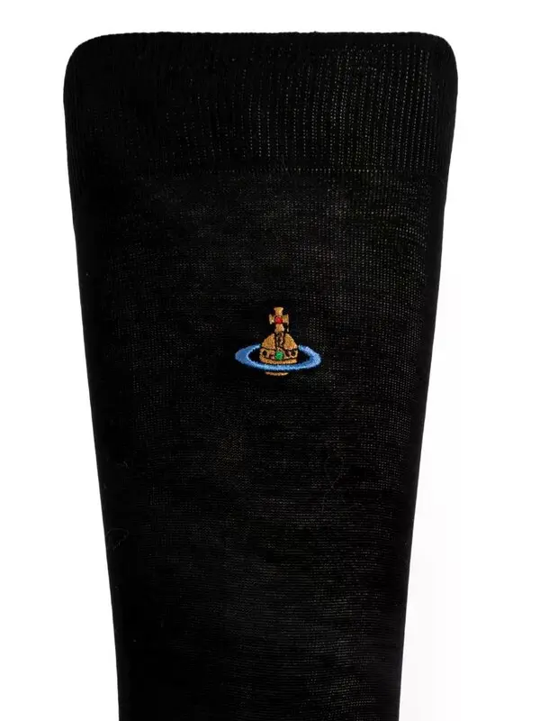 VIVIENNE WESTWOOD Orb Embroidered Socks