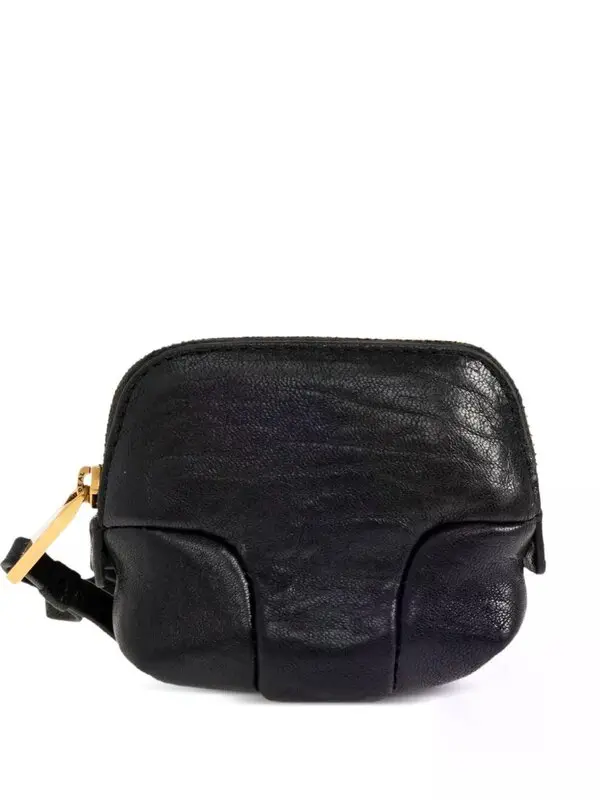 ALLSAINTS Ares Leather Pouch - Black
