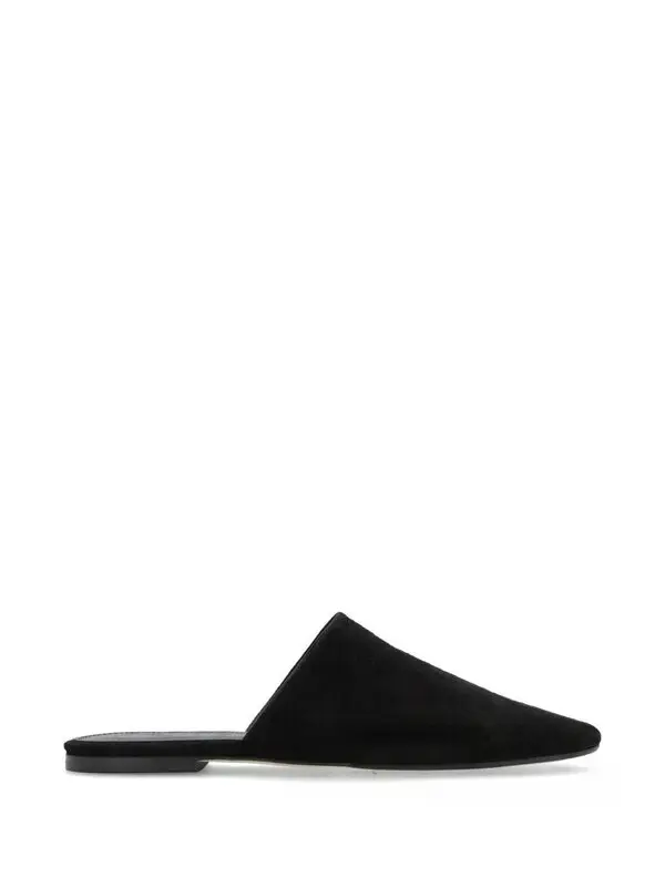 AeydĒ Rega Suede Mules - Black