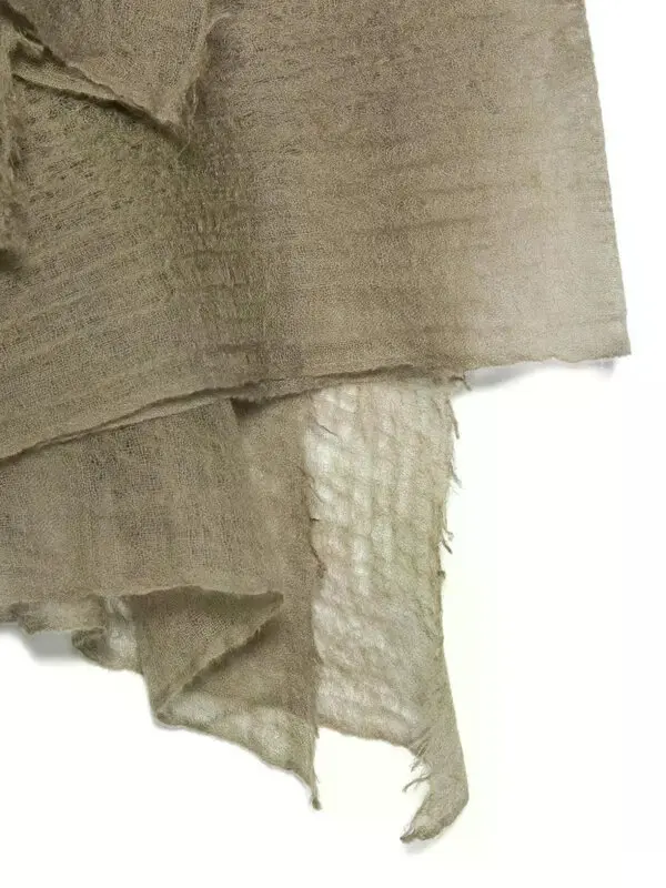 MOULETA Frayed-edge Scarf