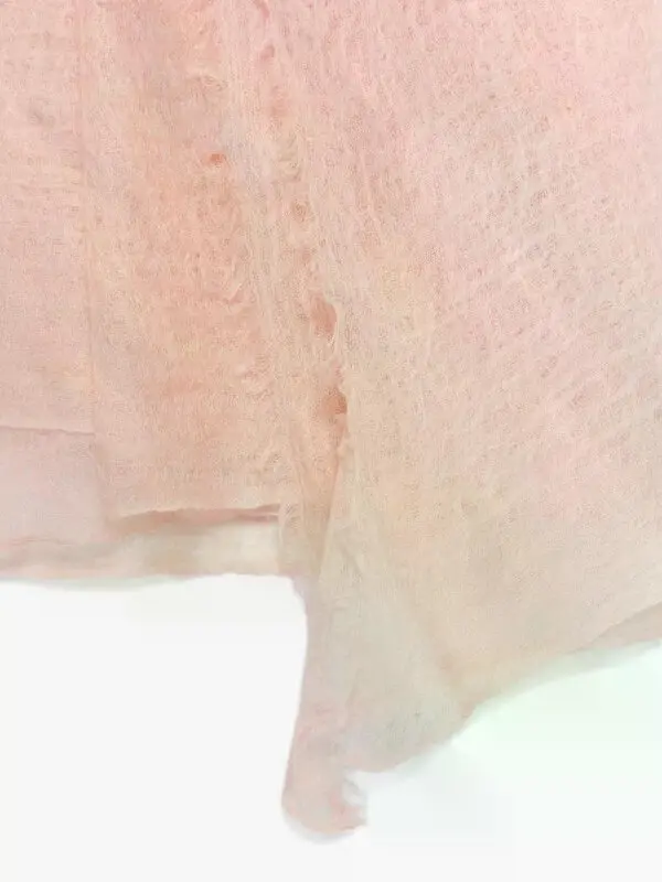MOULETA Frayed-edge Scarf