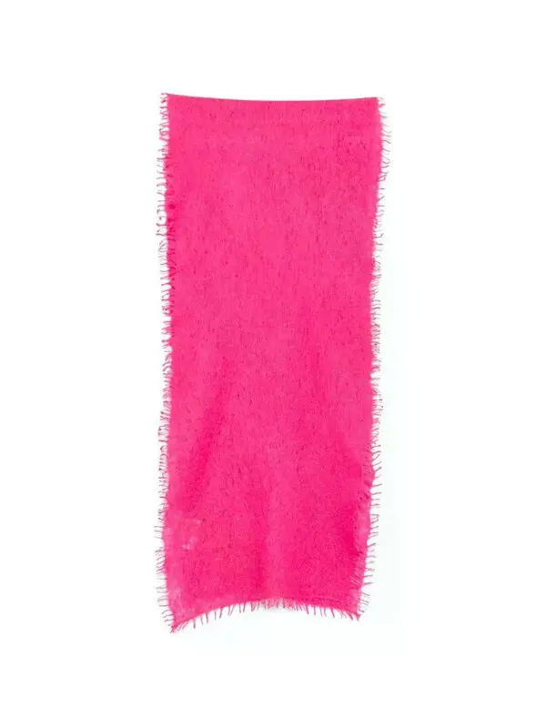 MOULETA Frayed-edge Scarf