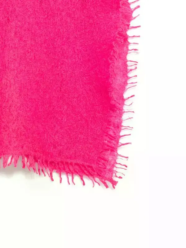MOULETA Frayed-edge Scarf