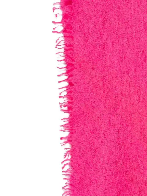 MOULETA Frayed-edge Scarf