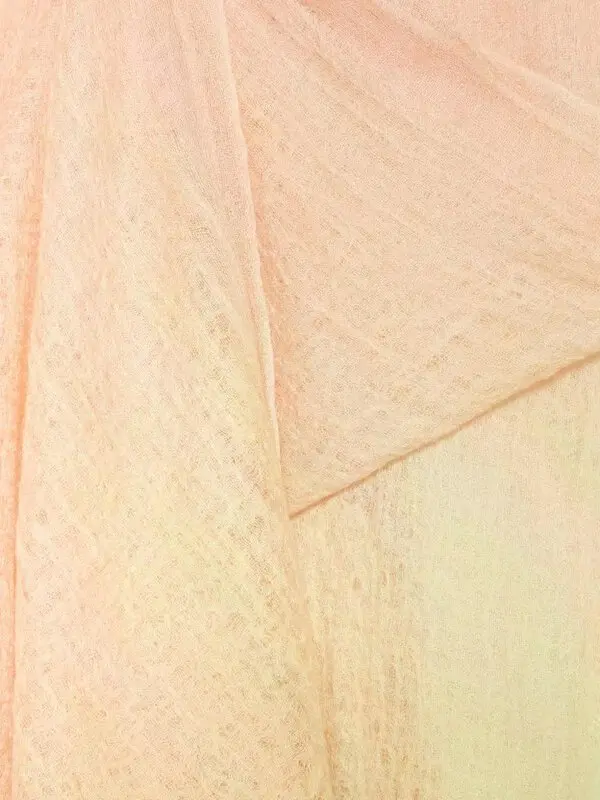 MOULETA Frayed-edge Scarf