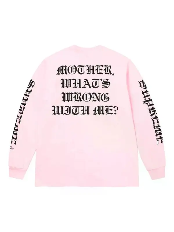Supreme The Exorcist Mother Long-sleeve Graphic Sweatshirt - Pink