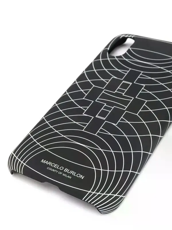 COUNTY OF MILAN Wireframe Iphone Xs Case