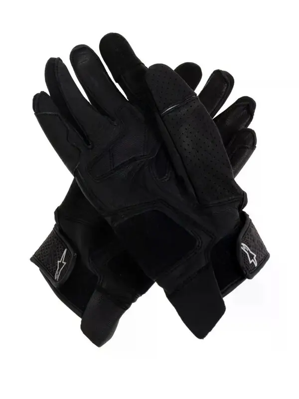 Balenciaga Studded Star Leather Gloves