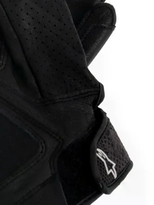Balenciaga Studded Star Leather Gloves