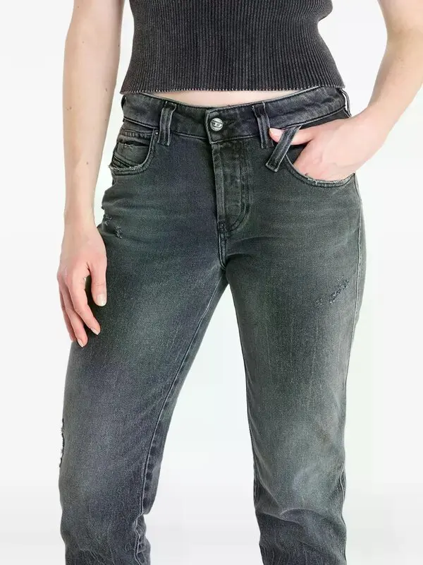 DIESEL® Distressed Faded Wash Jeans