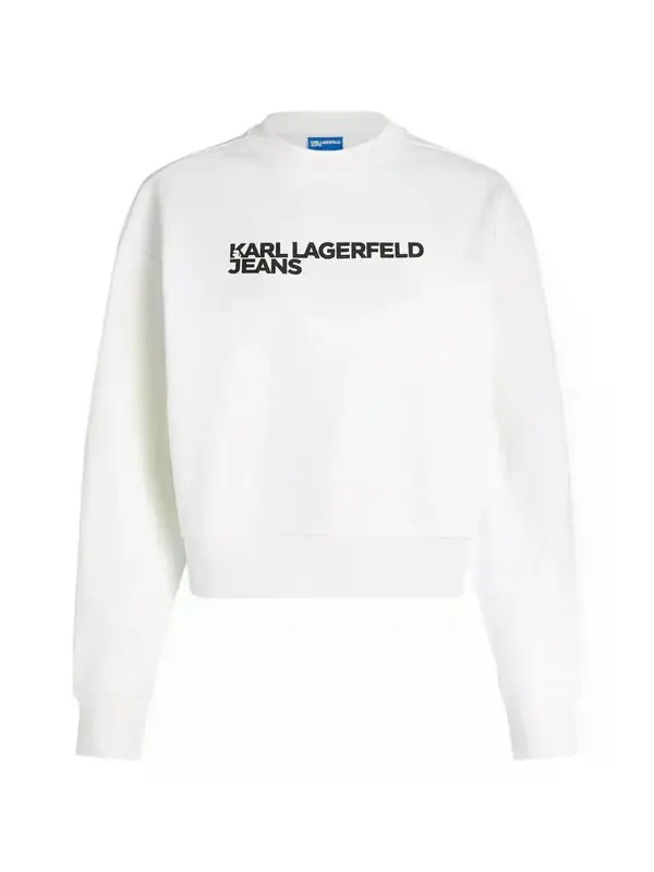 Karl Lagerfeld K/essential Logo-print Sweatshirt - White