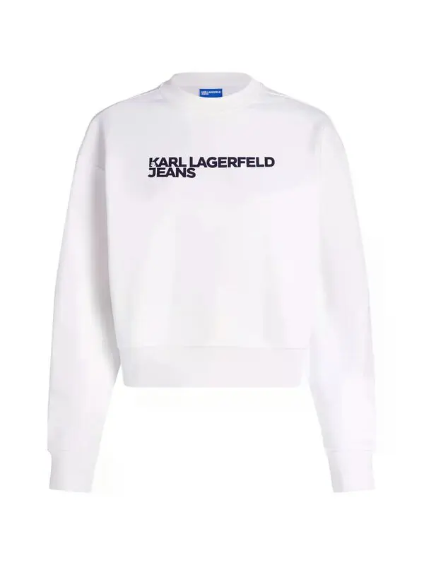 Karl Lagerfeld K/essential Logo-print Sweatshirt - White