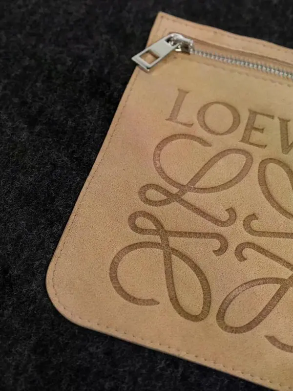 Loewe Anagram-patch Fringed Scarf