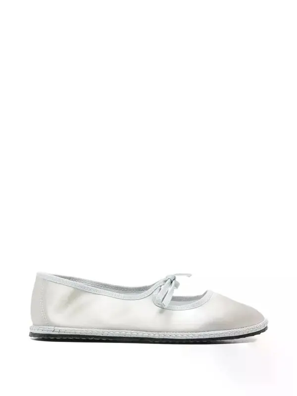 VIBI VENEZIA Brigitte Silk Ballet Flats - Grey