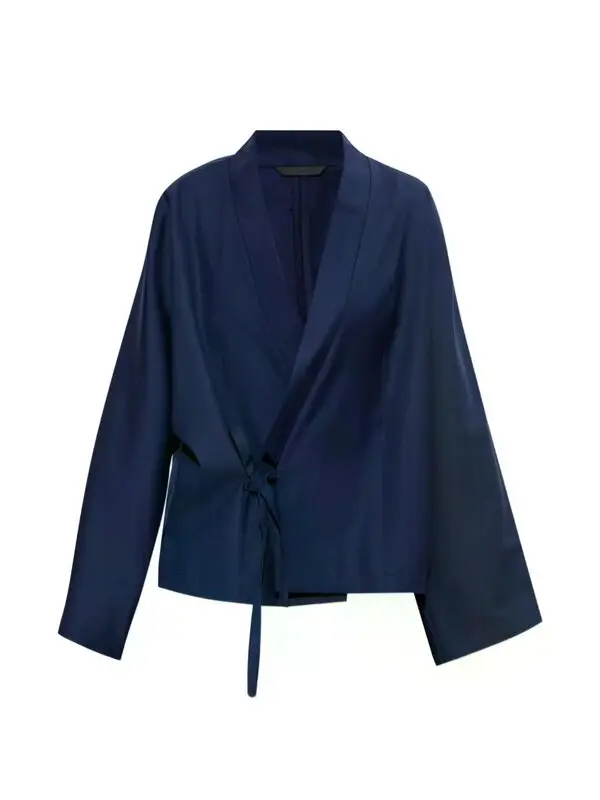 Kenzo Wool Kimono With Tie Fastening
