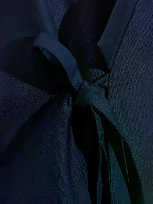 Kenzo Wool Kimono With Tie Fastening