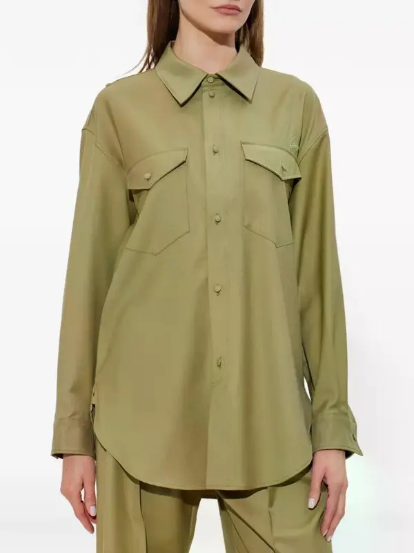Kenzo Embroidered Wool Shirt