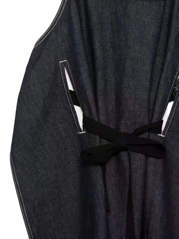 Engineered Garments Contrast-stitch Denim T-shirt