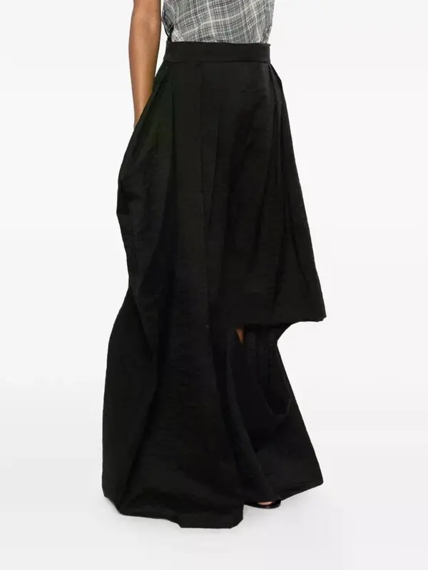 A.W.A.K.E. Mode Crinkled Texture Palazzo Pants