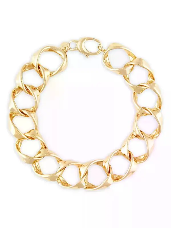 RASNA Golden Link Chain Necklace - Gold