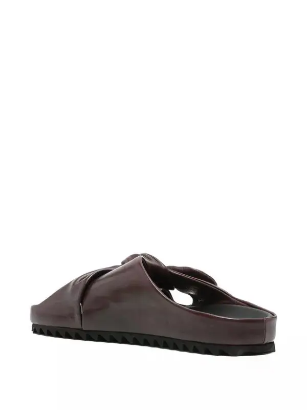 Officine Creative Pelagie Knotted Leather Mules