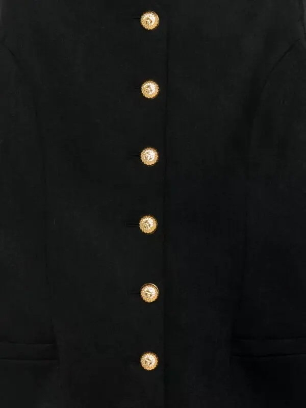 Versace 1990s Medusa Button Waistcoat