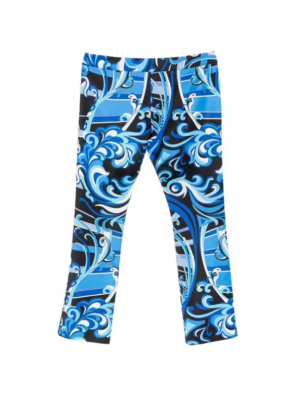 Emilio Pucci Abstract Print Trousers