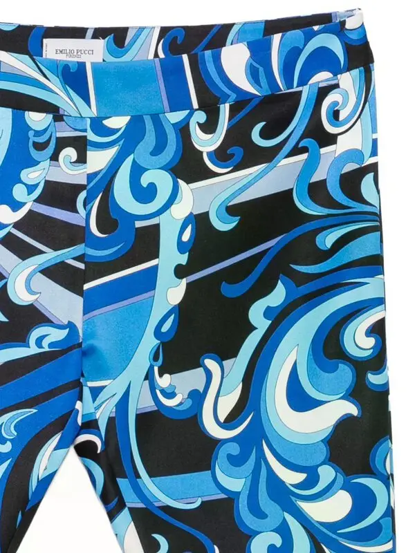 Emilio Pucci Abstract Print Trousers