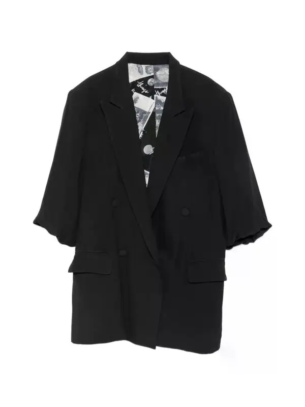 Moschino Double-breasted Blazer - Black