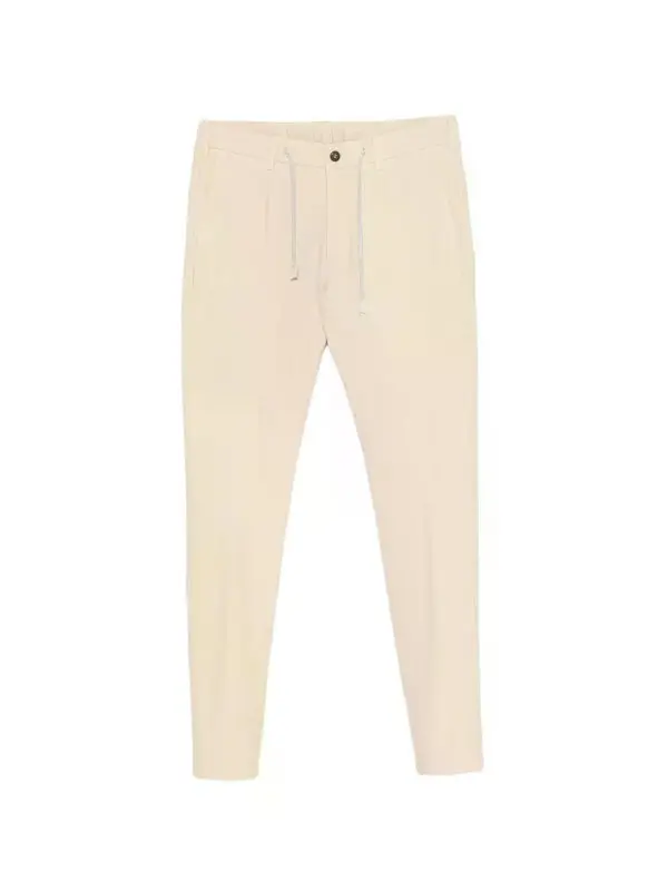 Eleventy Drawstring Waist Pleated Trousers