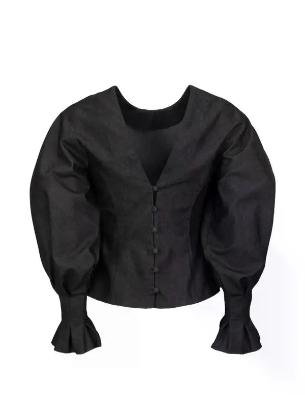 CATALINA Chiara Puff-sleeve Blouse