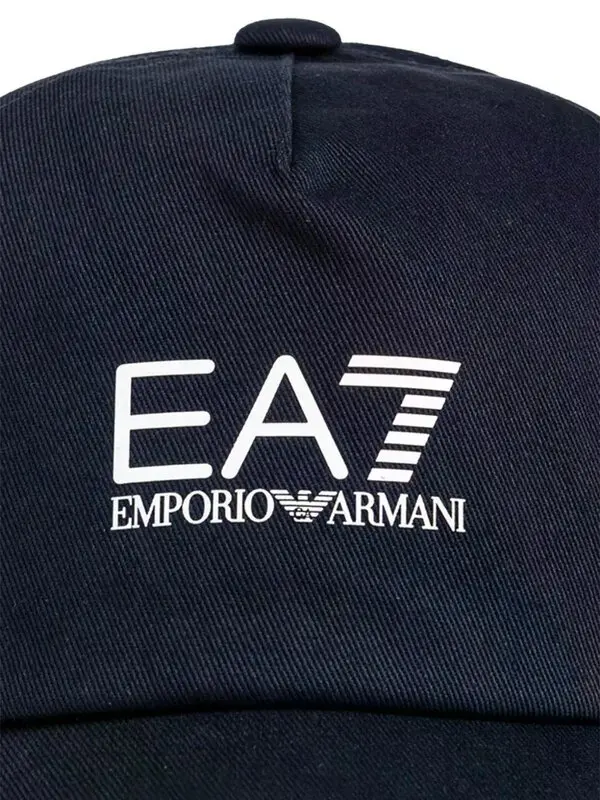 EA7 Emporio Armani Logo Print Baseball Cap