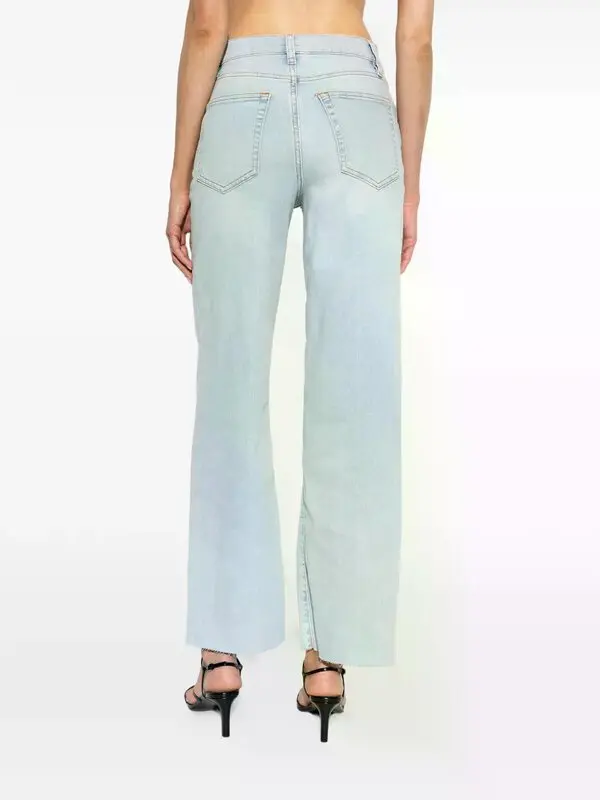 FRAME Raw-cut Flared Jeans