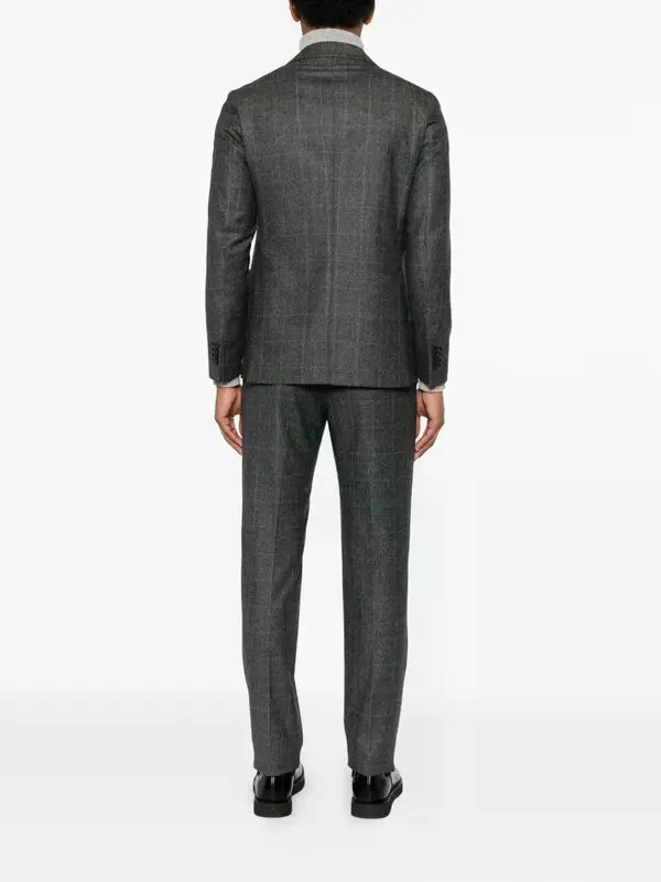 Tagliatore Check-pattern Single-breasted Suit