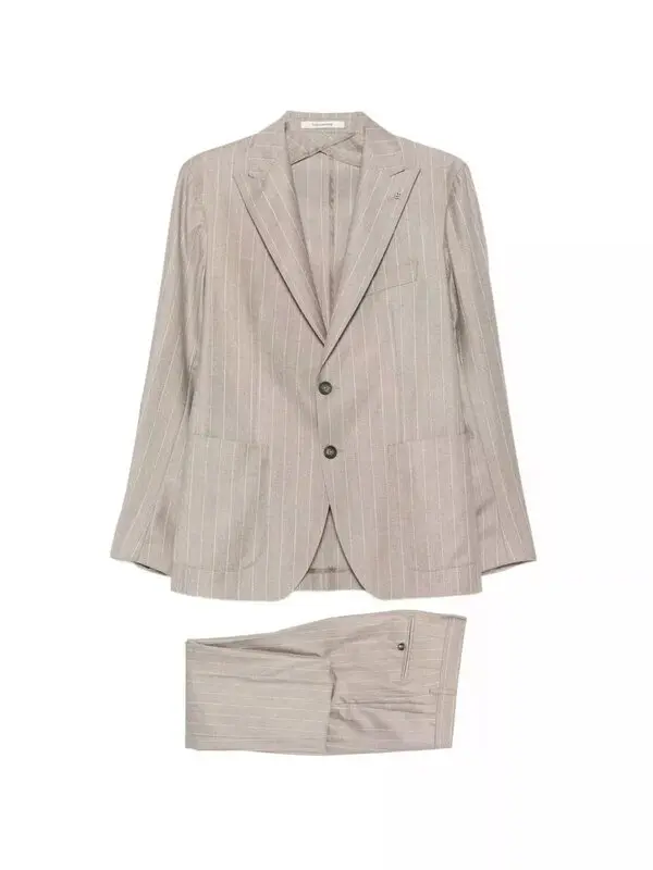 Tagliatore Pinstripe-pattern Single-breasted Suit