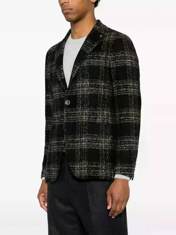 Tagliatore Check-pattern Single-breasted Blazer