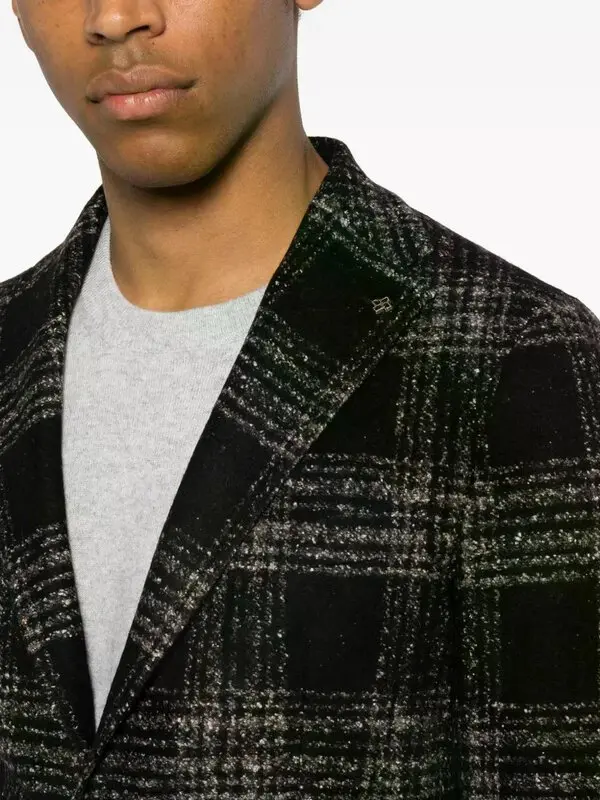 Tagliatore Check-pattern Single-breasted Blazer
