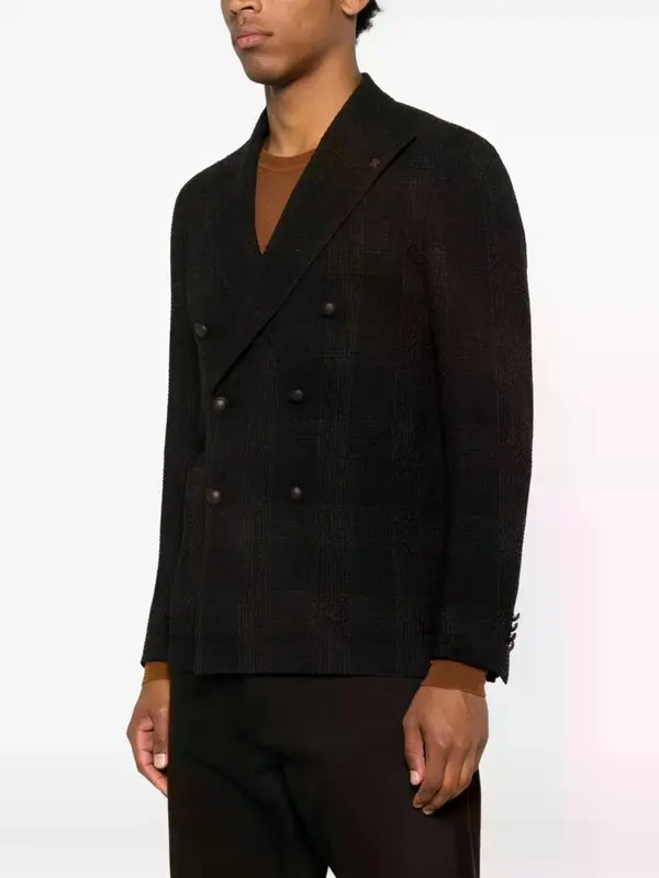 Tagliatore Double-breasted Peak-lapel Blazer