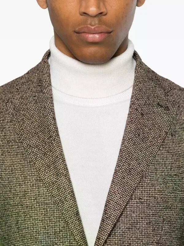 Tagliatore Textured Single-breasted Blazer