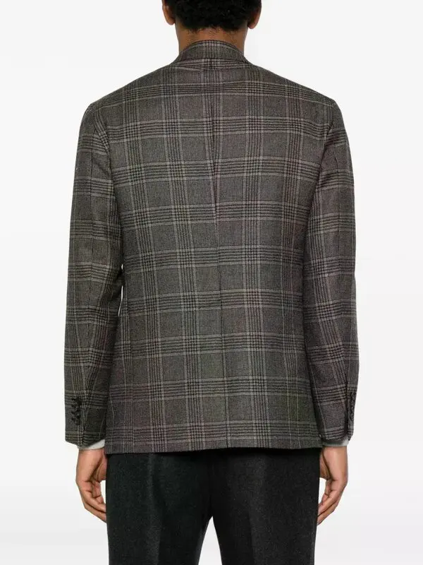 Tagliatore Double-breasted Check Blazer