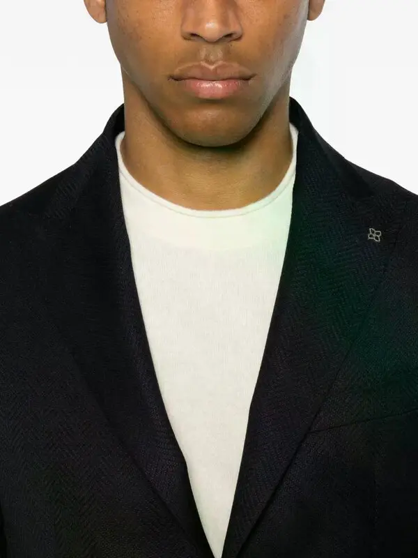 Tagliatore Herringbone-weave Blazer