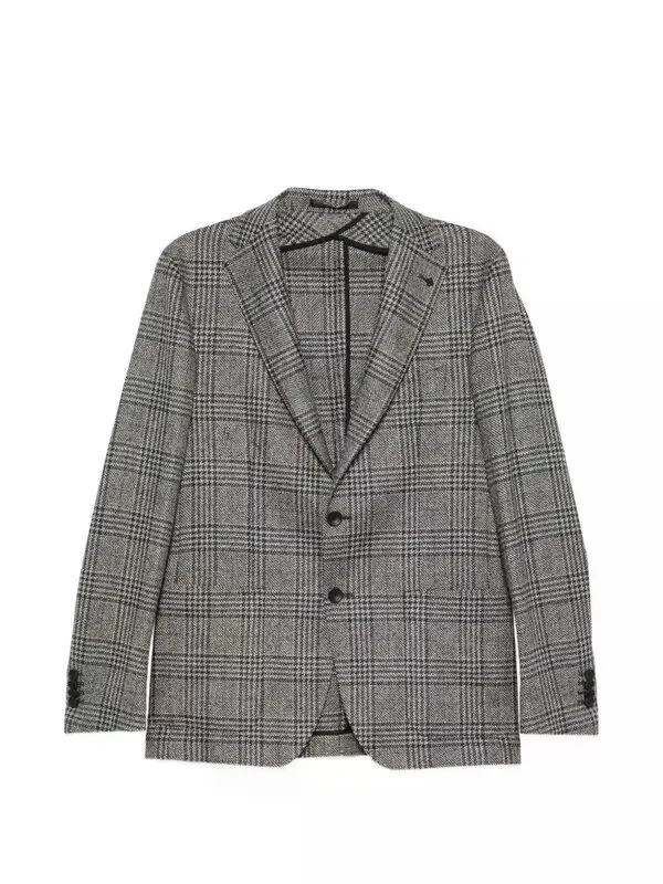 Tagliatore Prince Of Wales Check Blazer - Neutrals