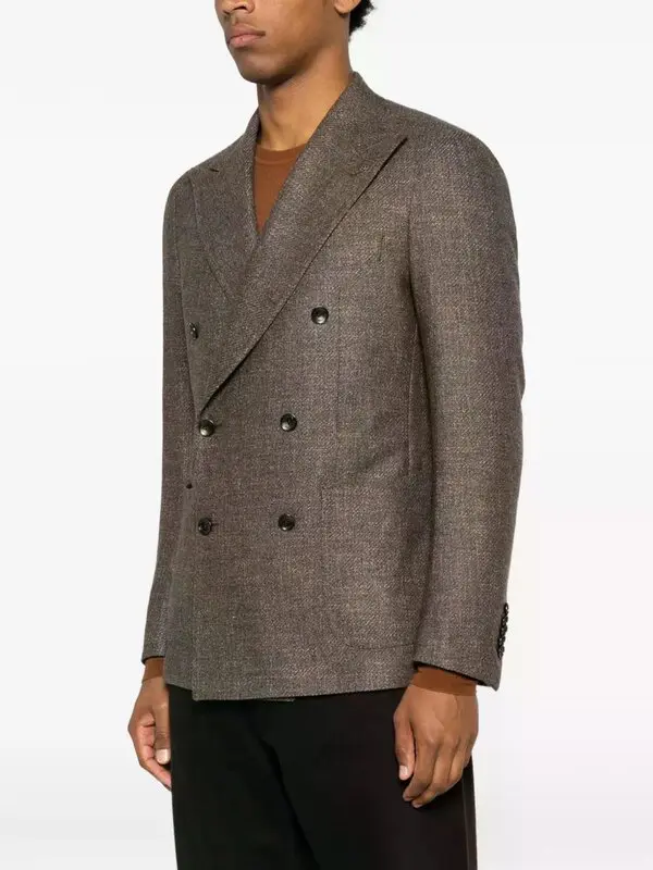 Tagliatore Double-breasted Checked Blazer