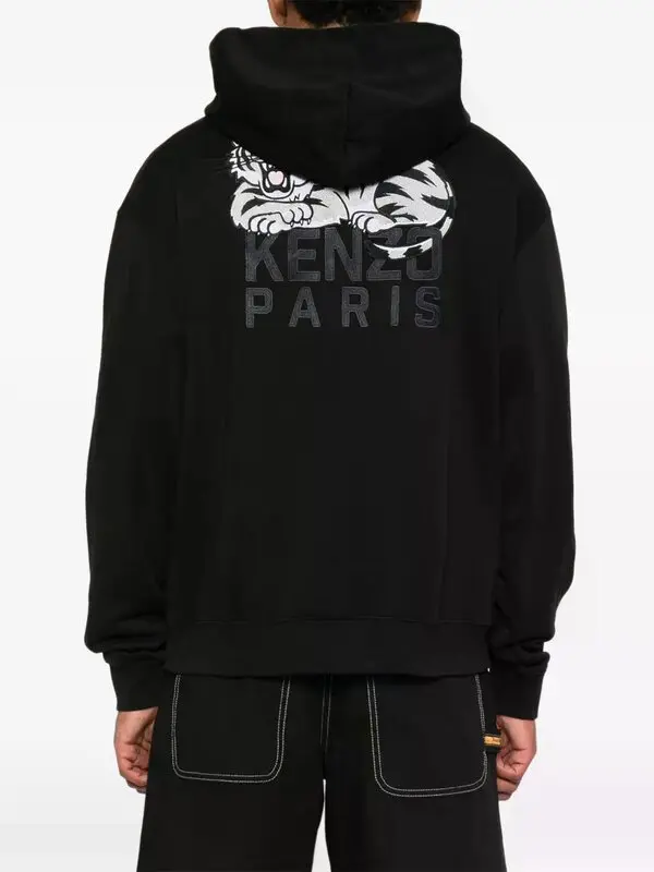 Kenzo Logo Embroidered Hoodie