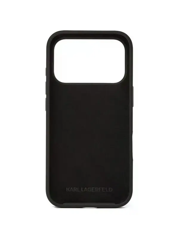 Karl Lagerfeld Rhinestone Signature Iphone 17 Pro Max Case